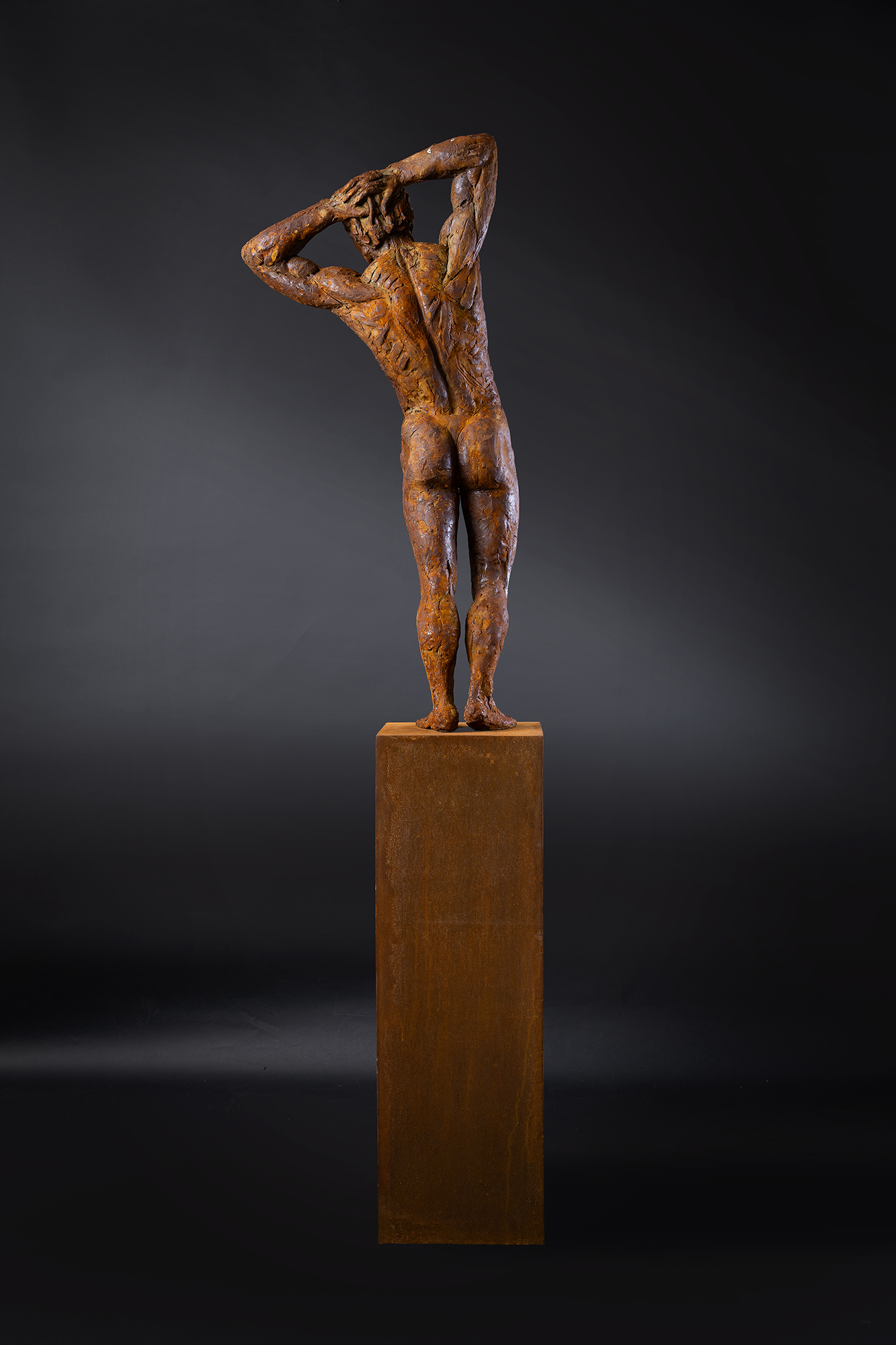 Kay Thomas Indolent Youth indoors rear - Cotswold Sculpture Park Ltd